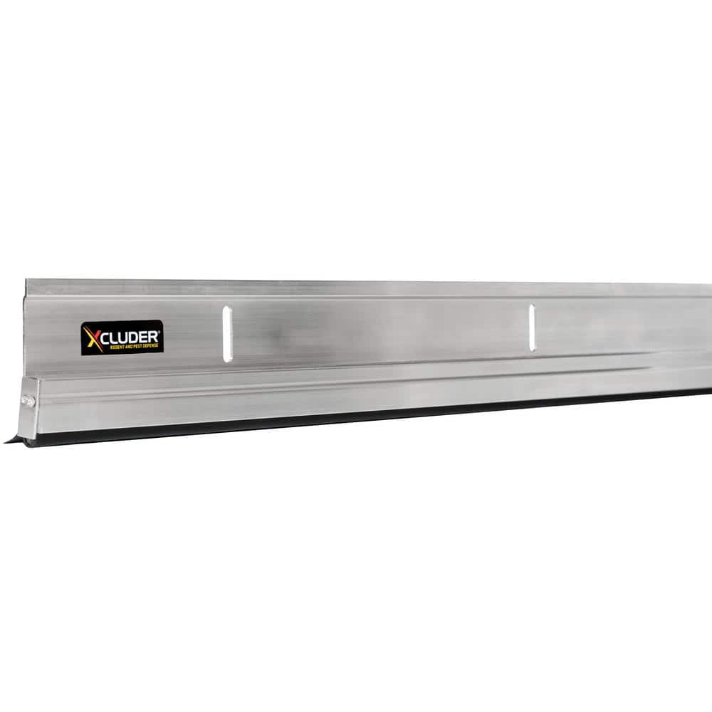 Xcluder 36 in. Versa-Line Rodent Proof Door Sweep, Mill Aluminum Finish ...