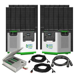 Jackery 7200-Watt/14400-Watt Peak Solar Generator 5K Plus Push Button ...