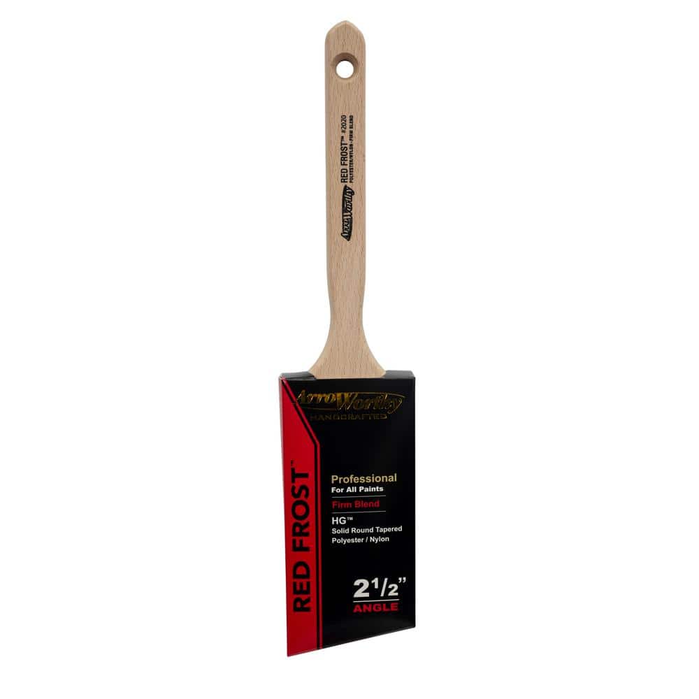 Linzer Red Frost 2.5" Angle Sash Brush HD 2020-2.5 - The Home Depot