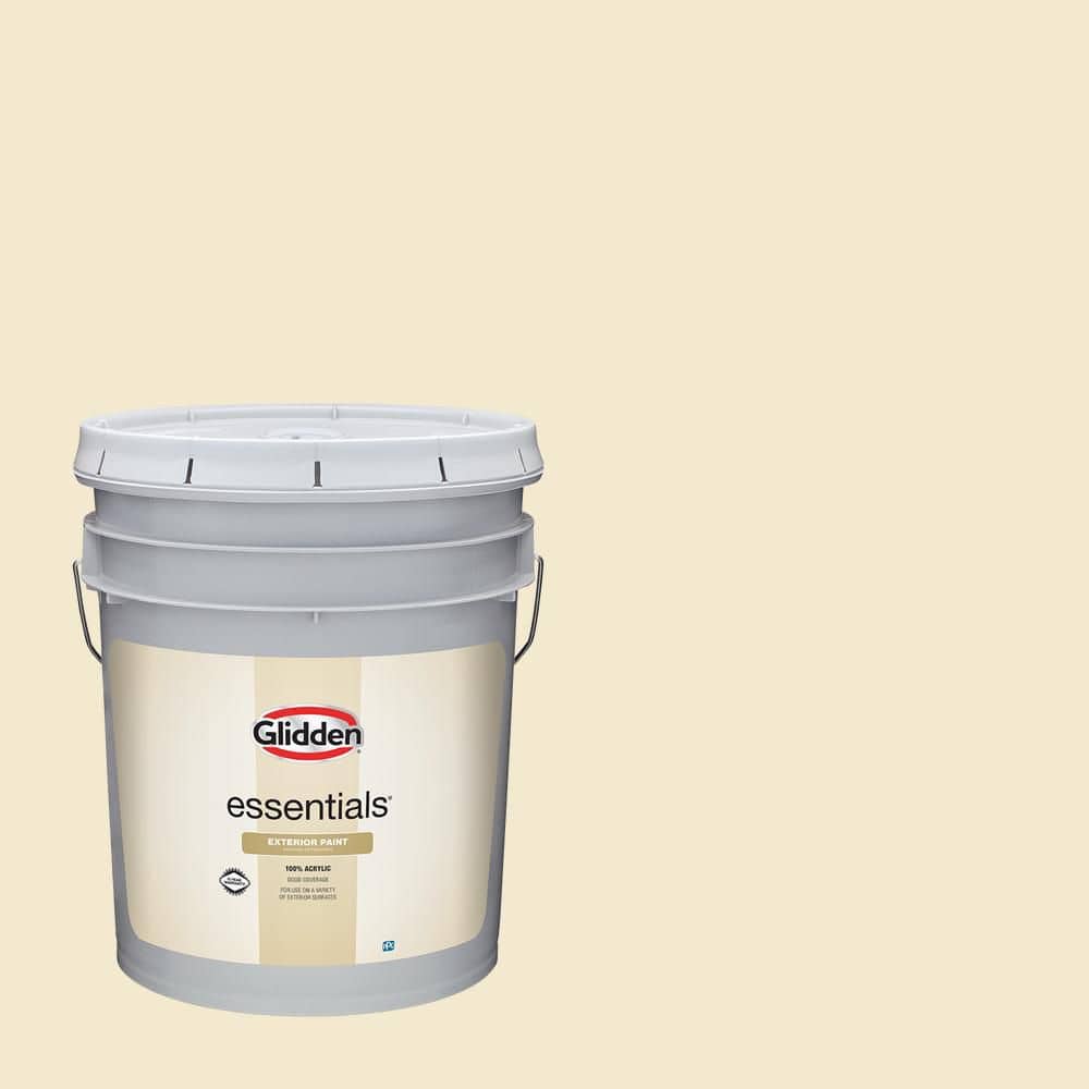 Glidden Essentials 5 gal. PPG1208-2 Spice Delight Satin Exterior Paint ...