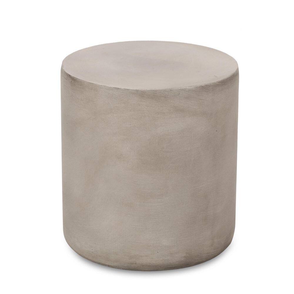 Zeus & Ruta Light Gray 15.75 in. Square Lightweight Concrete Magnesium ...