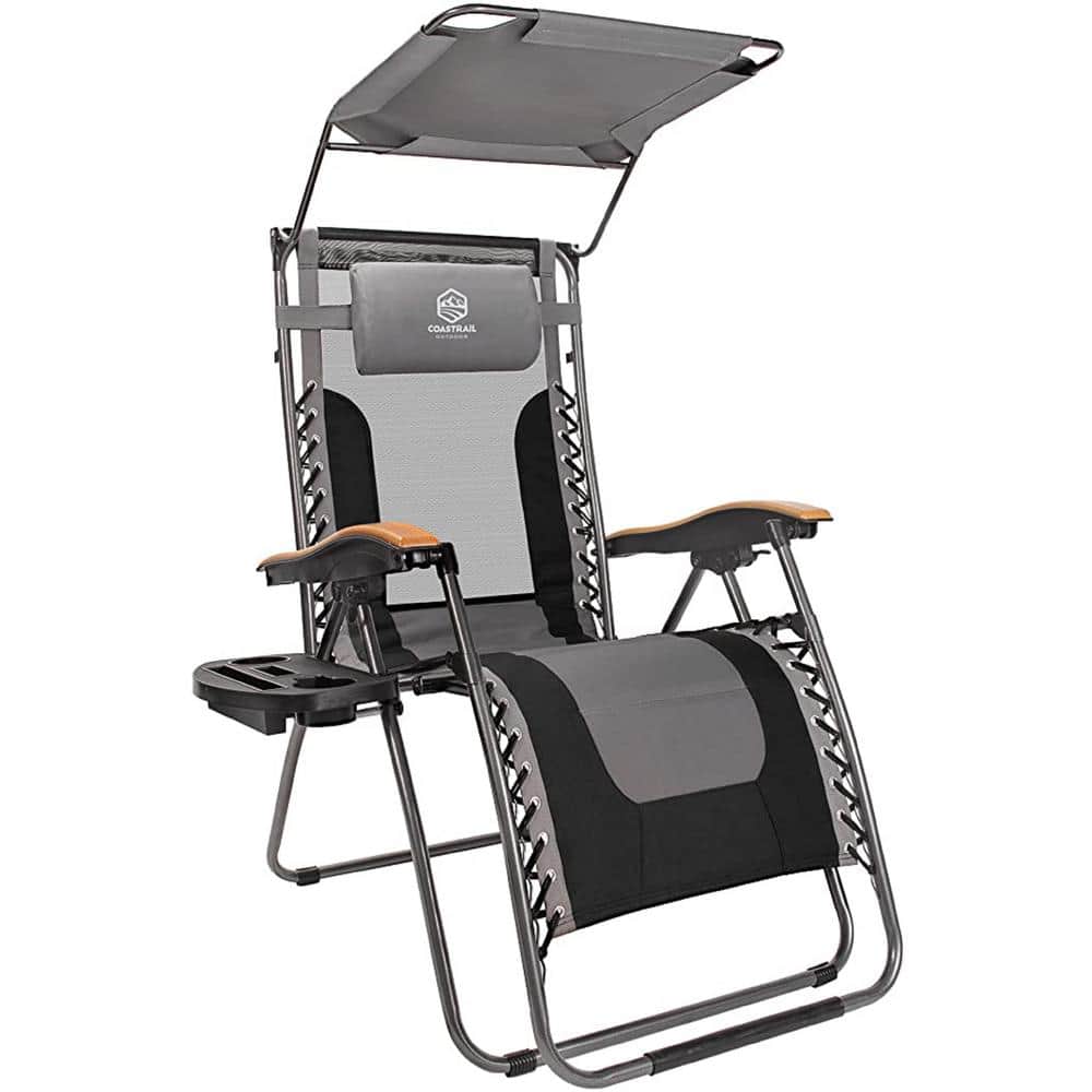 Outdoor Zero Gravity Adjustable Backrest Portable Steel Outdoor Lounge ...