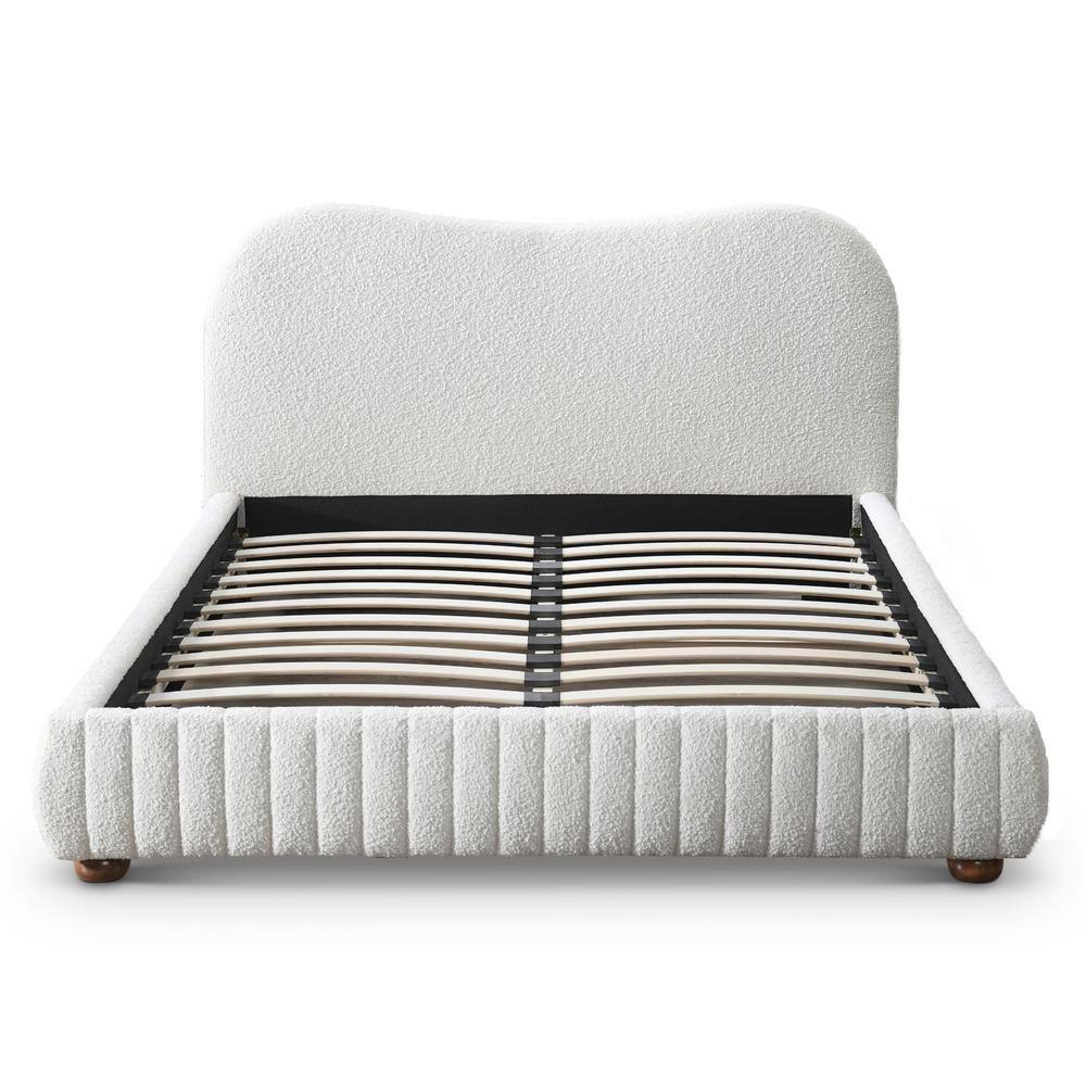 Ashcroft Furniture Co Norward Cream White Solid Wood Frame Queen Size ...