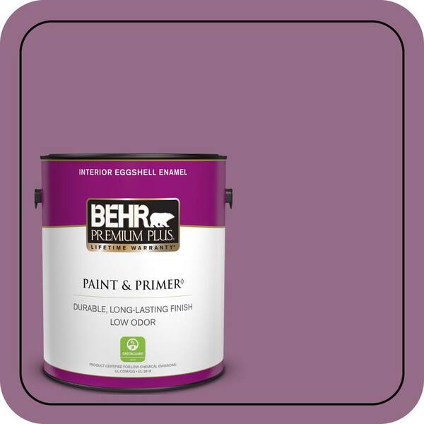 BEHR PREMIUM PLUS 1 gal. #M110-6 Sophisticated Lilac Eggshell Enamel ...