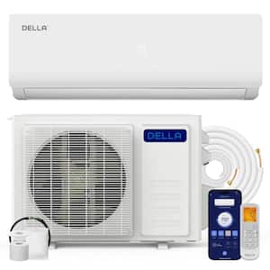 DELLA 12,000 BTU Wifi Mini Split 208/230V 23 SEER2 Cools Up to 550 Sq ...