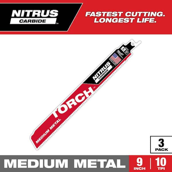 Have a question about Milwaukee 9 in. 10 TPI TORCH Nitrus Carbide Teeth ...