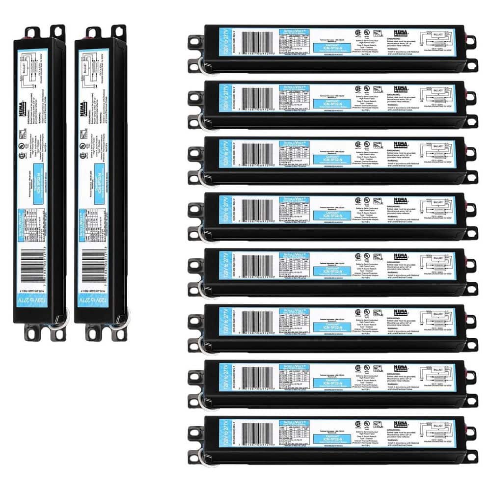 CIATA 32-Watt 120~227-Volt 3 Lamp T8 Instant Start Electronic ...