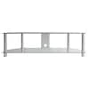 AVF SDC 55 in. Chrome Glass TV Stand Fits TVs Up to 65 in. with Open ...