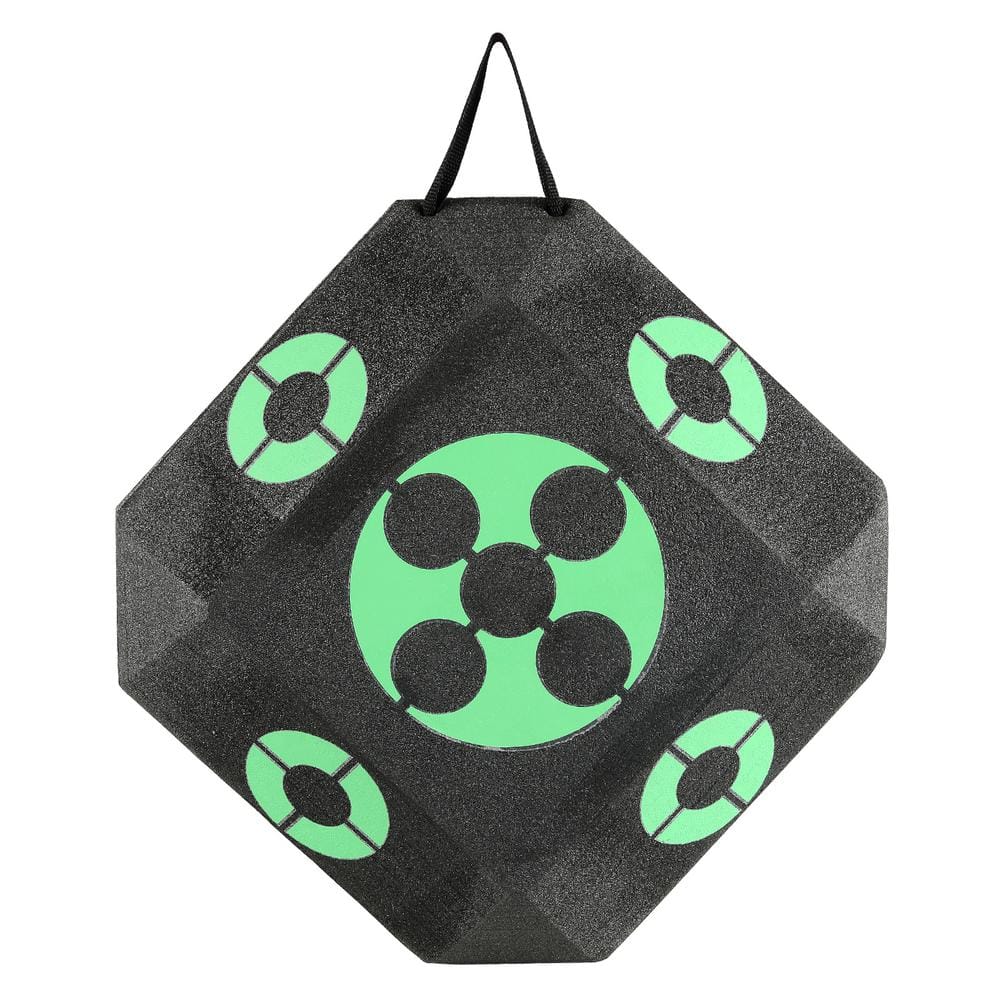 SVOPES 15 in. x 15 in. Archery Target, Portable All-Side Shooting Arrow ...