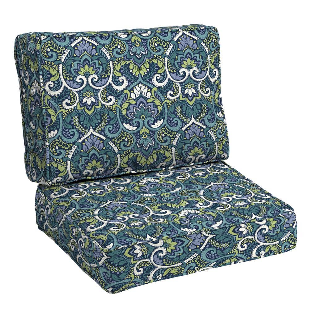 ARDEN SELECTIONS 24 in. x 24 in. Modern Outdoor Deep Seating Cushion ...