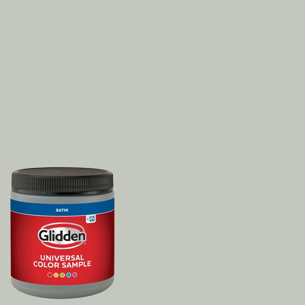 Glidden 8 oz. PPG1033-3 Silent Storm Satin Interior Paint Sample ...