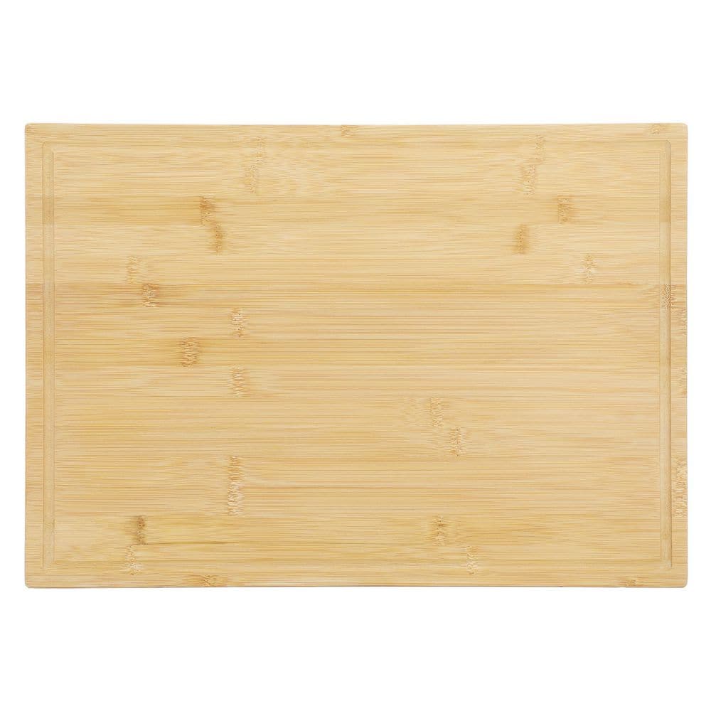 Elama 20 x 14 Inch Rectangle Bamboo Cutting Board 985122137M - The Home ...