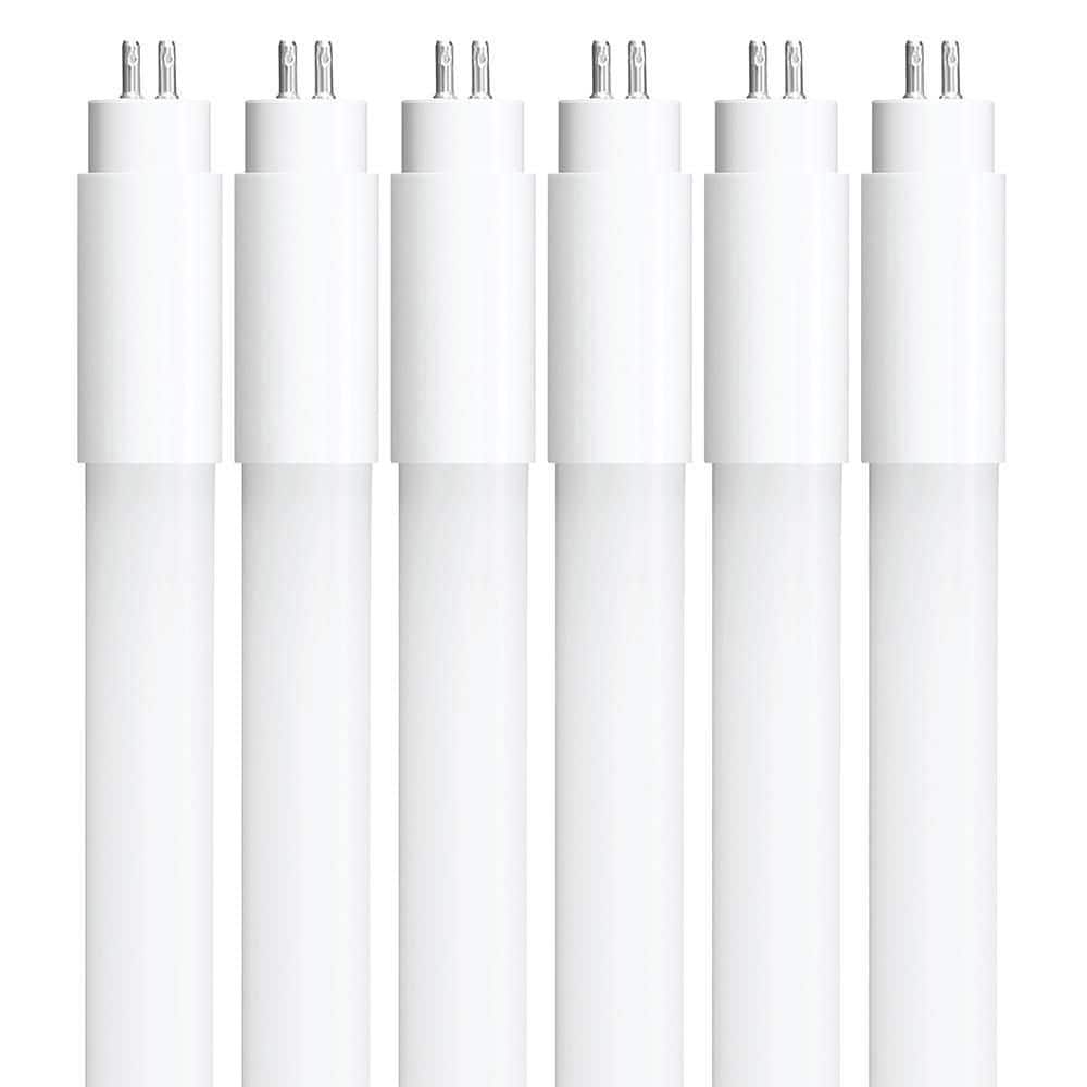 Feit Electric 6-Watt 12 in. T5 G5 Type A Plug and Play Linear LED Tube ...