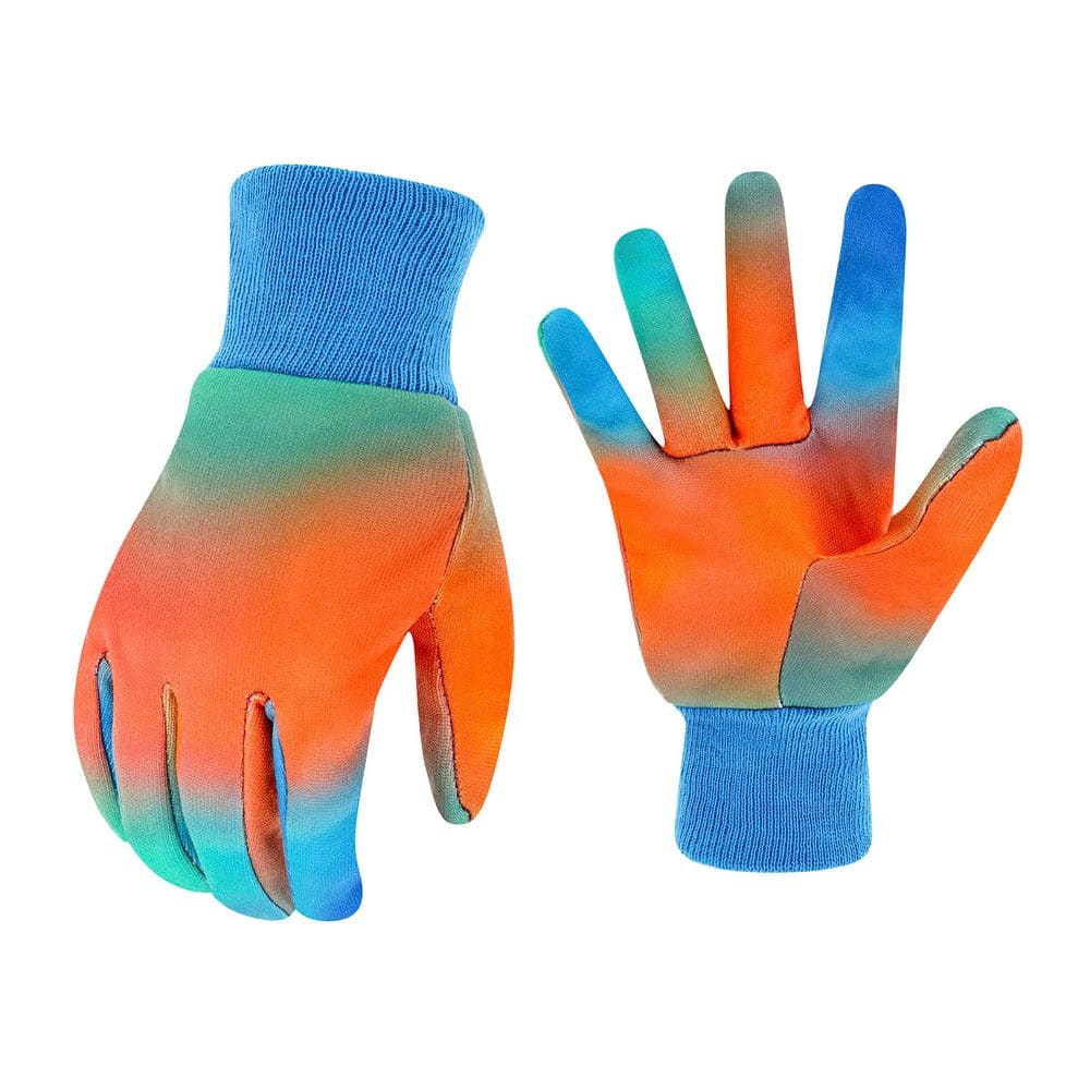 Digz Kids/Youth Medium/Large Jersey Outdoor and Work Gardening Gloves ...