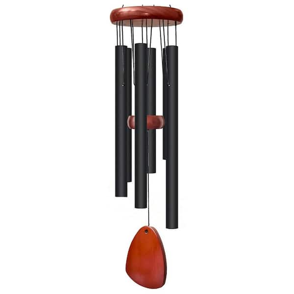 34 in. Hummingbird Wind Chimes for Outside Deep Tone, Aluminum Wind ...
