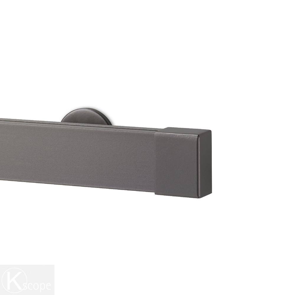 Art Decor Kontur ALU Pro 132 in. Non-Adjustable 2 in. Single Traverse ...