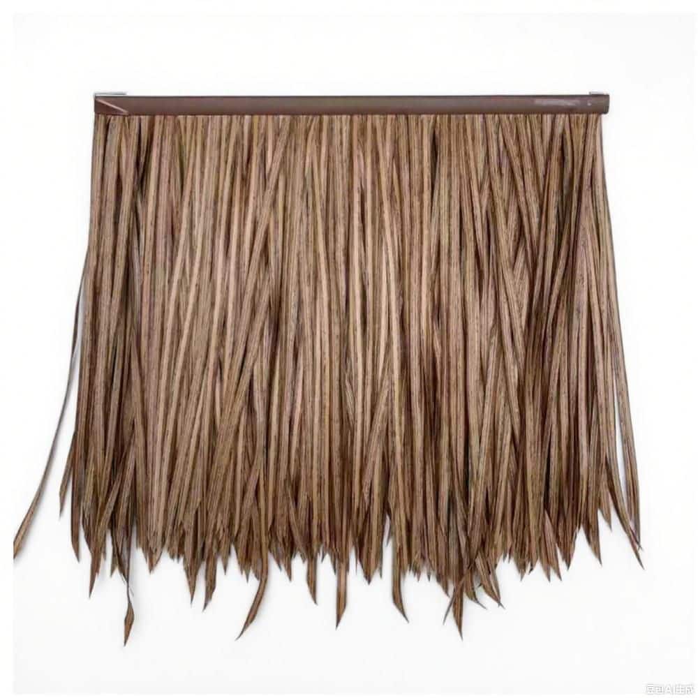 Wellco 19.7 in. W x 19.7 in. H Composite Synthetic Thatch Roofing Tile ...