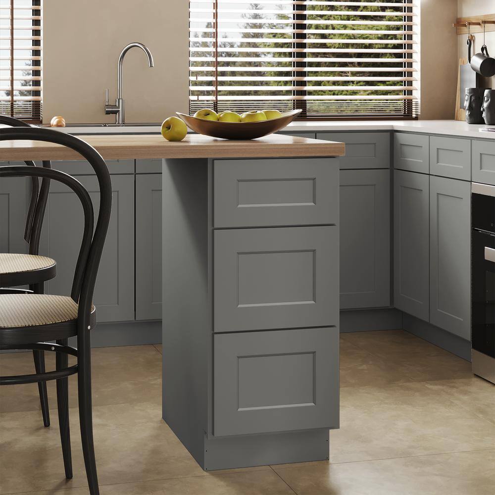 15 in. W x 24 in. D x 34.5 in. H Ready to Assemble Plywood Base Kitchen ...