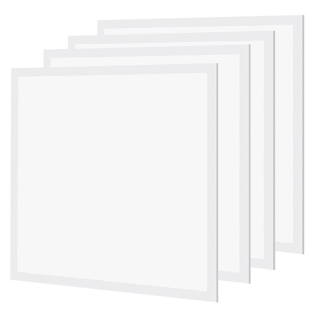 Cedar Hill 4-Pack 2 ft. x2 ft. LED Flat Panel Troffer Light, 30-Watt ...