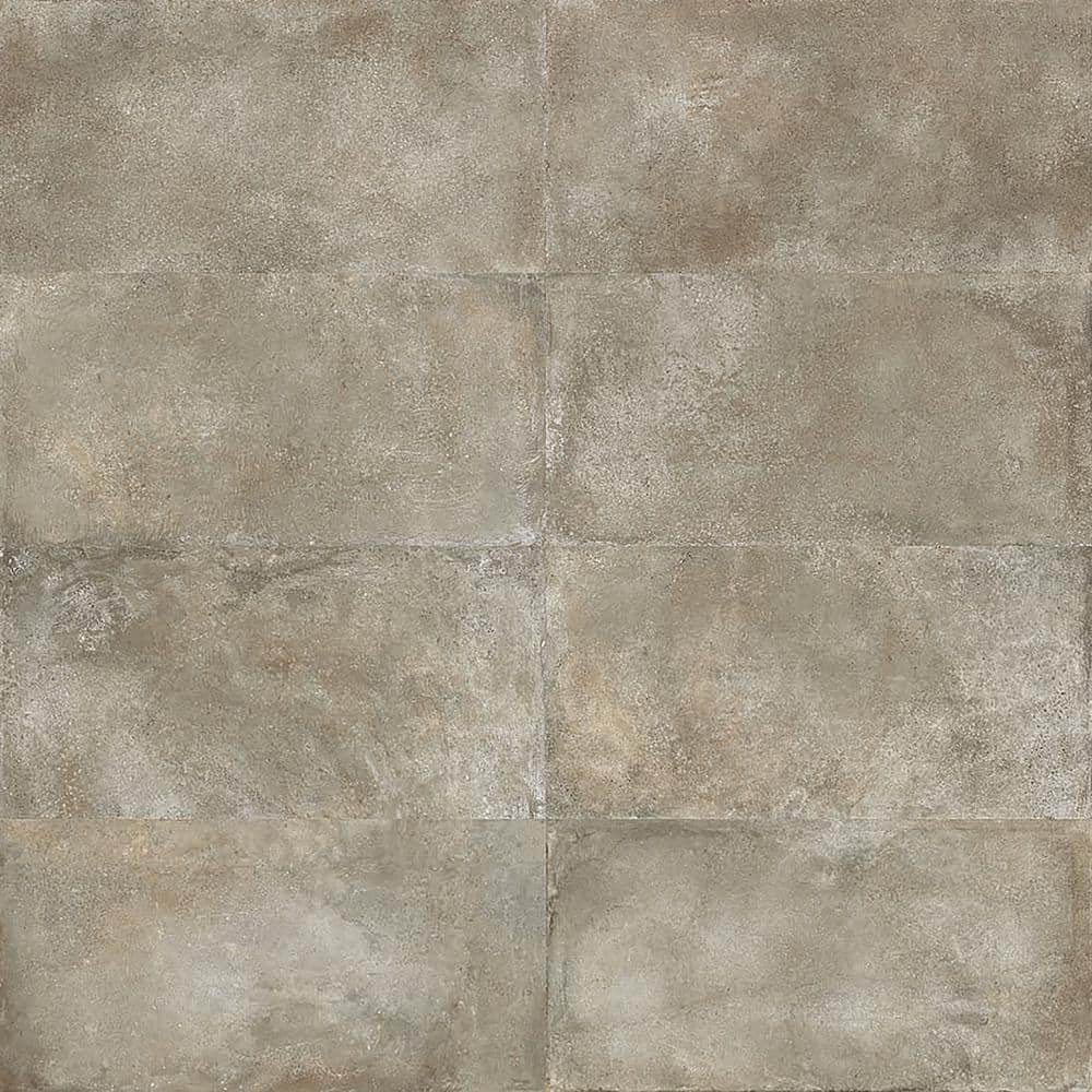 Ivy Hill Tile Hudson Taupe 23.69 in. x 47.07 in. Matte Porcelain Floor ...