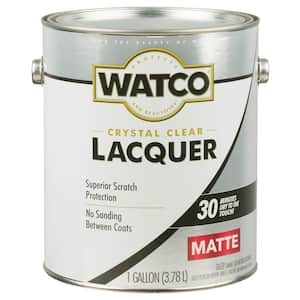 Reviews for Watco 1 gal. Clear Matte Lacquer Wood Finish (Case of 2 ...