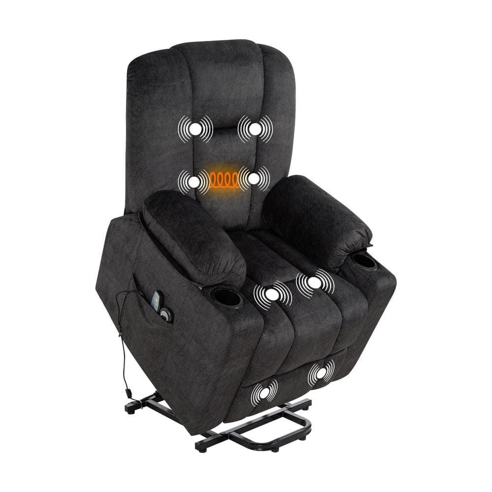 Have a question about HOMESTOCK Remote-Controlled Black Faux Leather ...