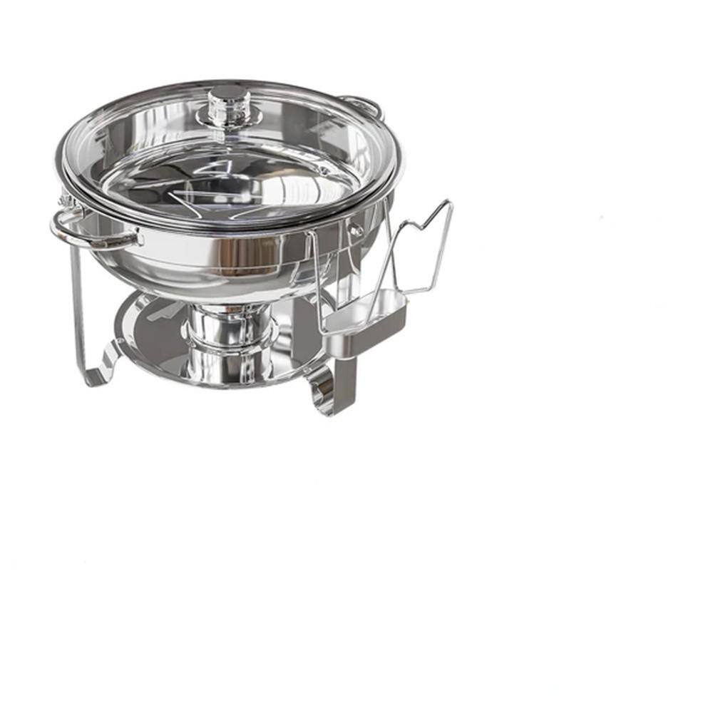 Karl home 5 qt. Round Stainless Steel Chafing Dish Buffet Server Set ...
