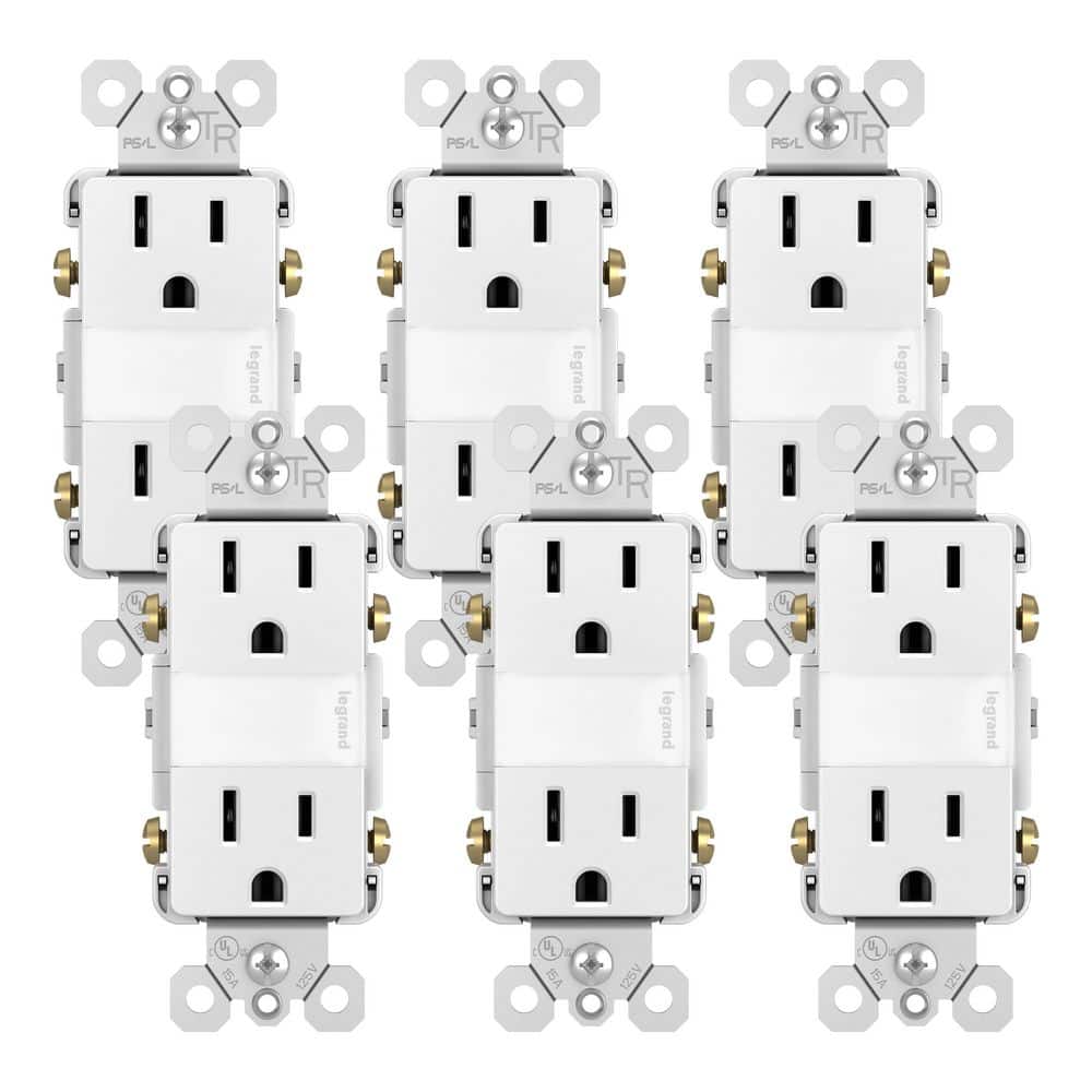 Legrand radiant 15 Amp 125-Volt Tamper Resistant Night Light Decorator ...