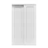 Contractors Wardrobe 48 in. x 81 in. Beaufort White Prefinished ...
