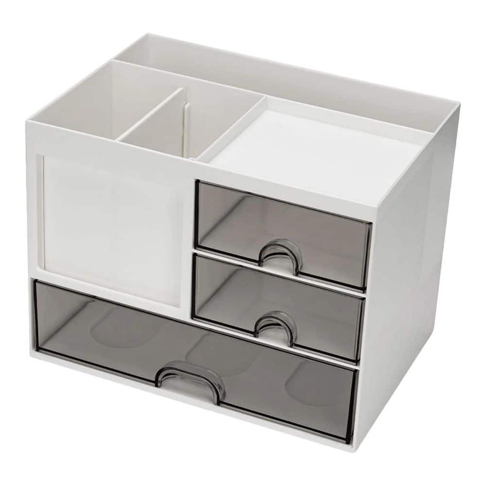 Desk Organizer with 3 Drawer Multi-Functional Pencil Pen Holder Desktop ...