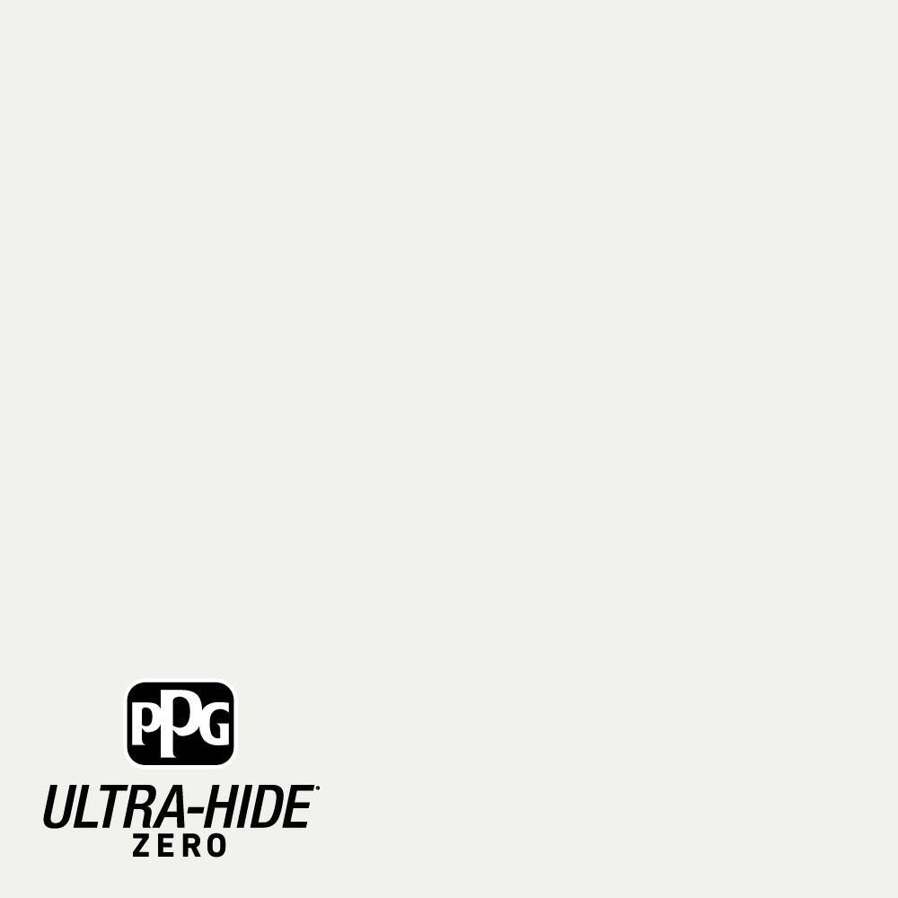 PPG Ultra-Hide Zero 5 gal. PPG1001-1 Delicate White Eggshell Interior ...