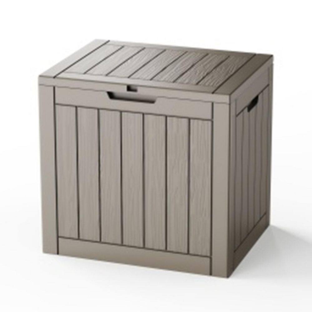 23 in. W x 17 in. D x 21 in. H Resin Outdoor Storage Cabinet 31 Gal ...
