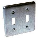 RACO 4 in. H x 2 in. W Steel Metallic 1-Gang Handy Box Cover for GFCI ...