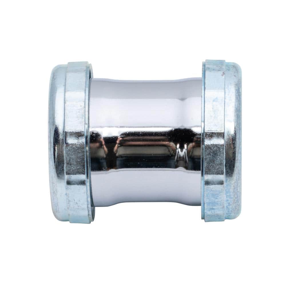 Dearborn Brass 1-1/2 in. x 2 in. 20-Gauge Chrome-Plated Brass Double ...