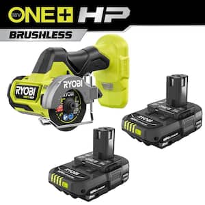 RYOBI ONE+ HP 18V Brushless Cordless Compact Cut-Off Tool with 2.0 Ah ...