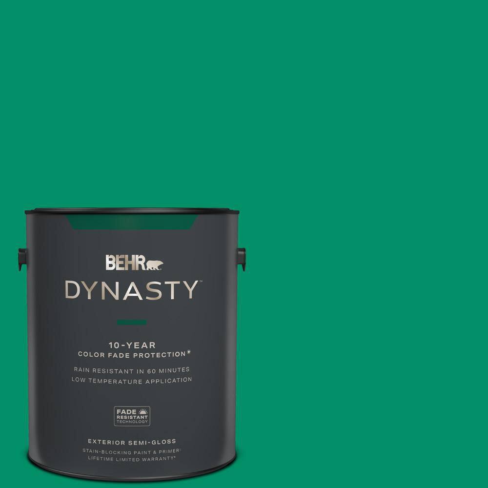 BEHR DYNASTY 1 gal. #MQ4-15 Balsam Semi-Gloss Enamel Exterior Stain ...