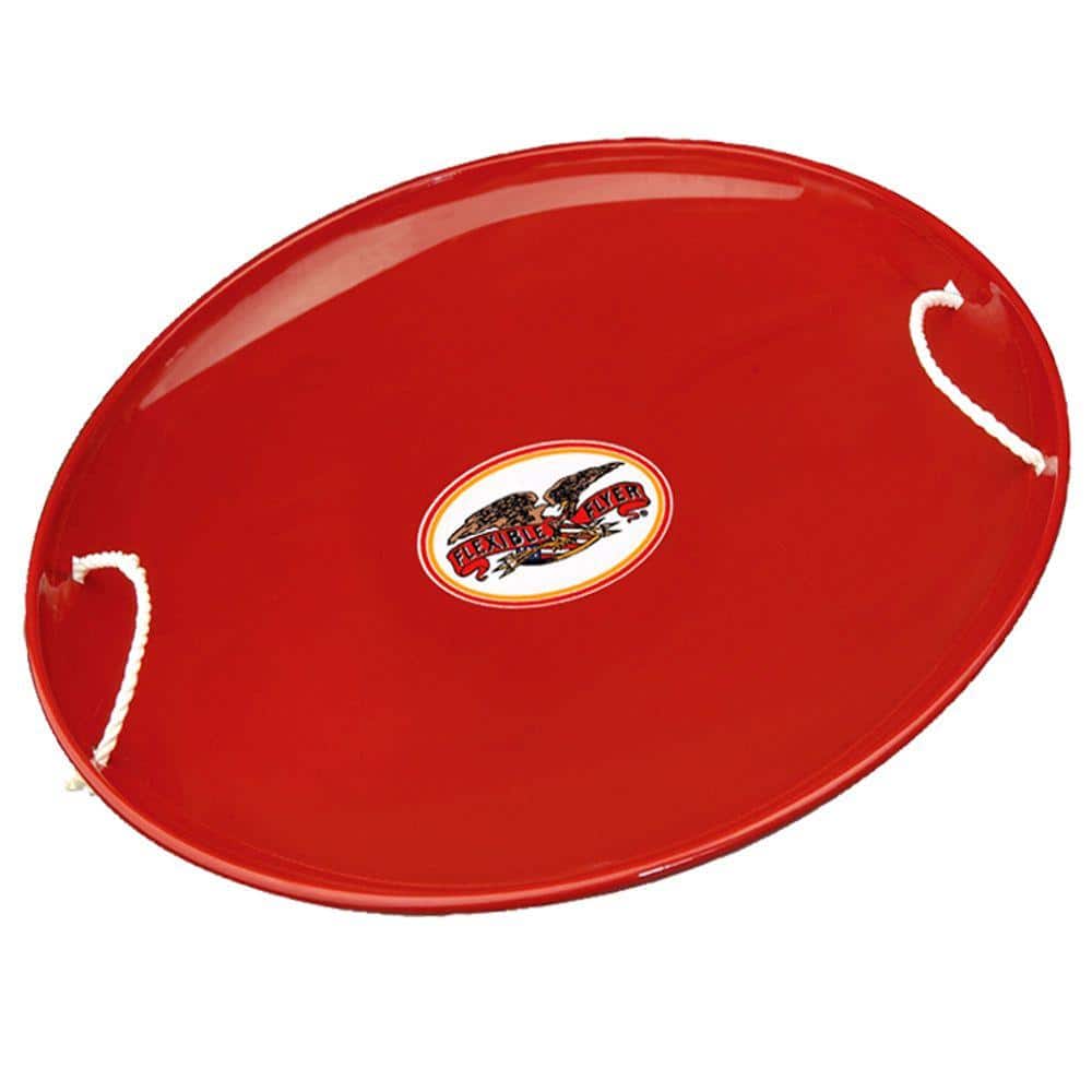 Flexible Flyer 26 in. Steel Saucer Snow Sled 826 - The Home Depot