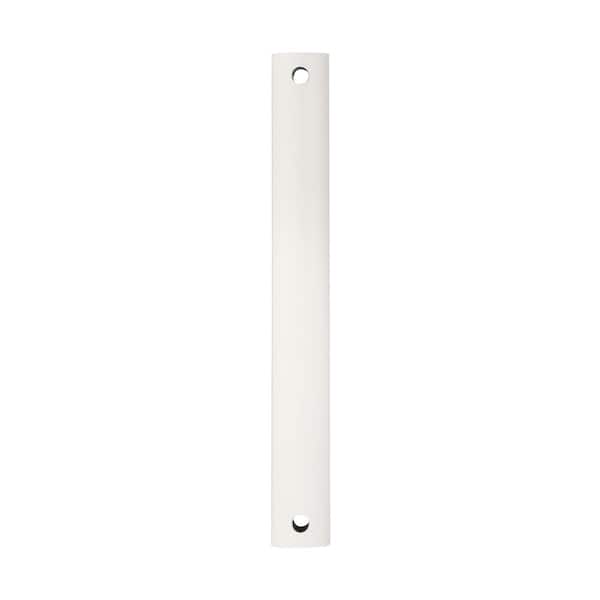 ARRANMORE LIGHTING & FANS 4 in. Matte White Steel Extension Downrod AR ...