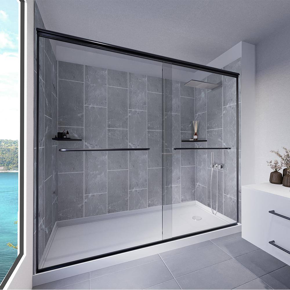 Reviews for NuVo Platinum Grey-Rainier 60 in. x 36 in. x 83 in. Base ...