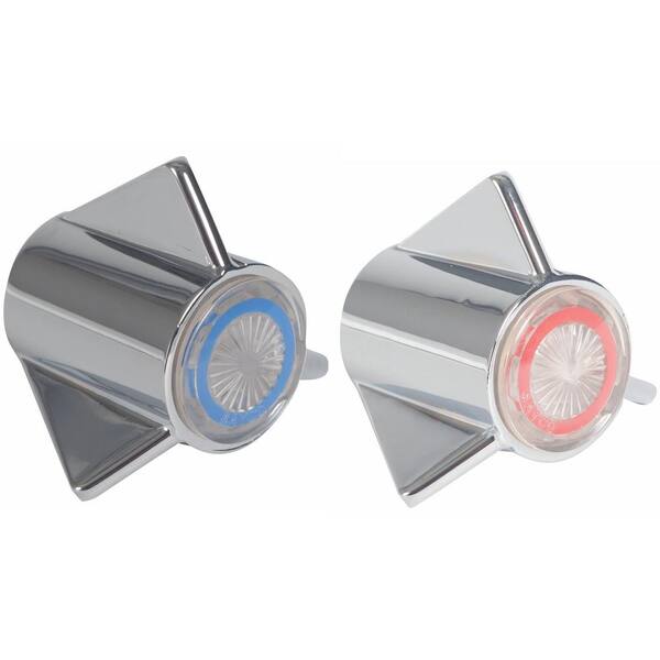 Sayco Large Size Canopy Style Faucet Handles (Hot and Cold Pair)-P740H ...