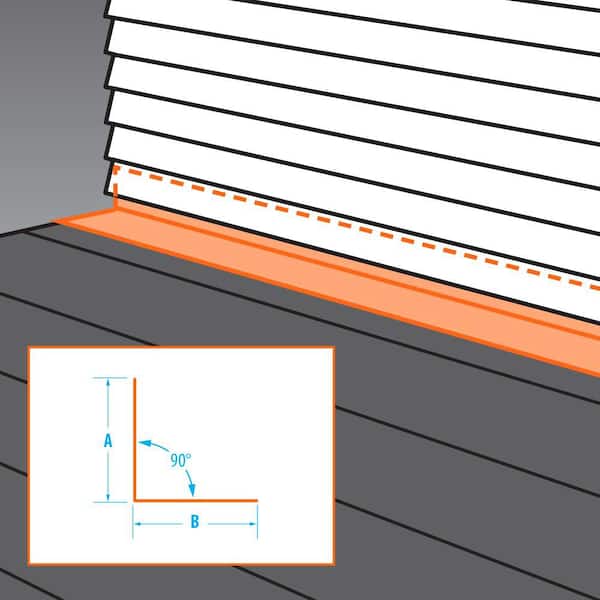 L Flashing Roof To Wall Wall Flashing Sheet, For Industrial At