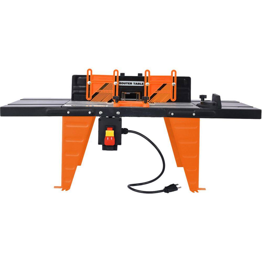 Electric Benchtop Router Table for Woodworking, Dual Extension Tables ...