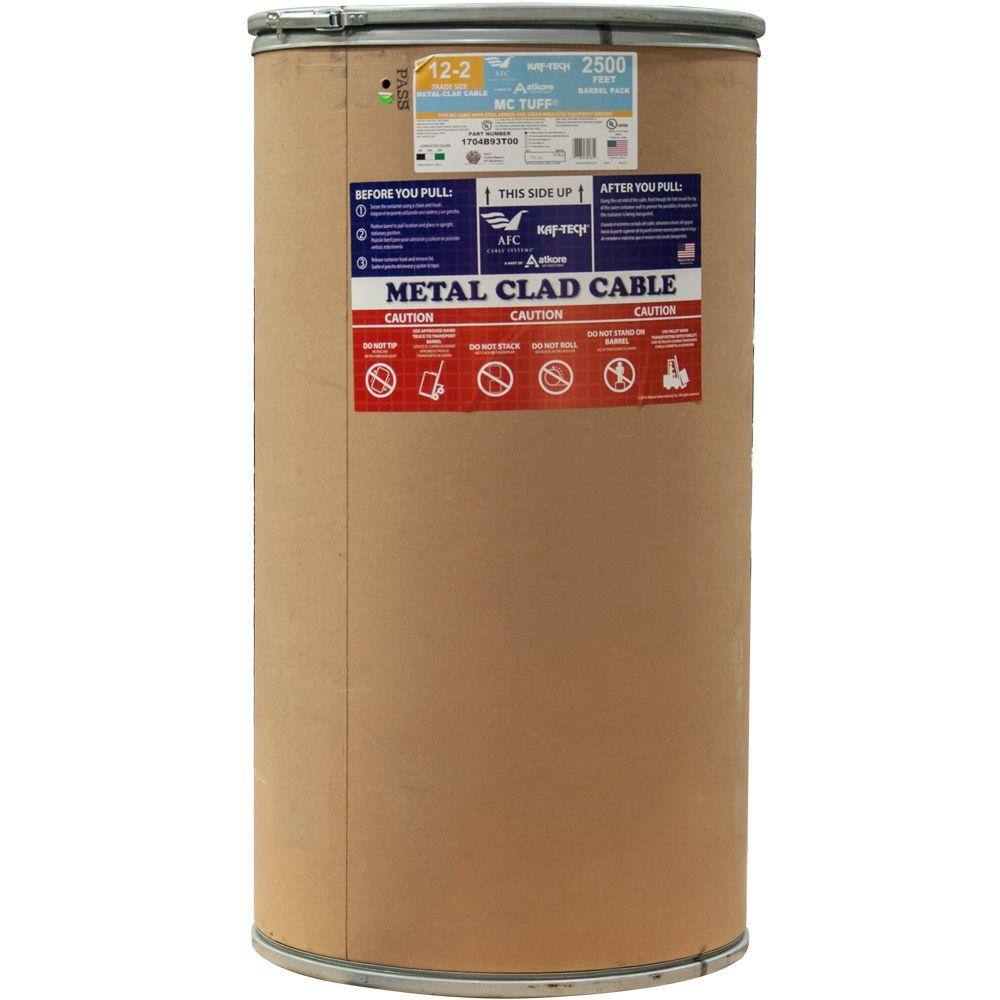 AFC Cable Systems 12/2-Gauge x 2,500 ft. MC Tuff Cable 1704B93T00