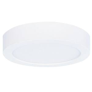 Bulbrite 20-Watt White Integrated LED 9 in. Ceiling Flush Mount-773160 ...