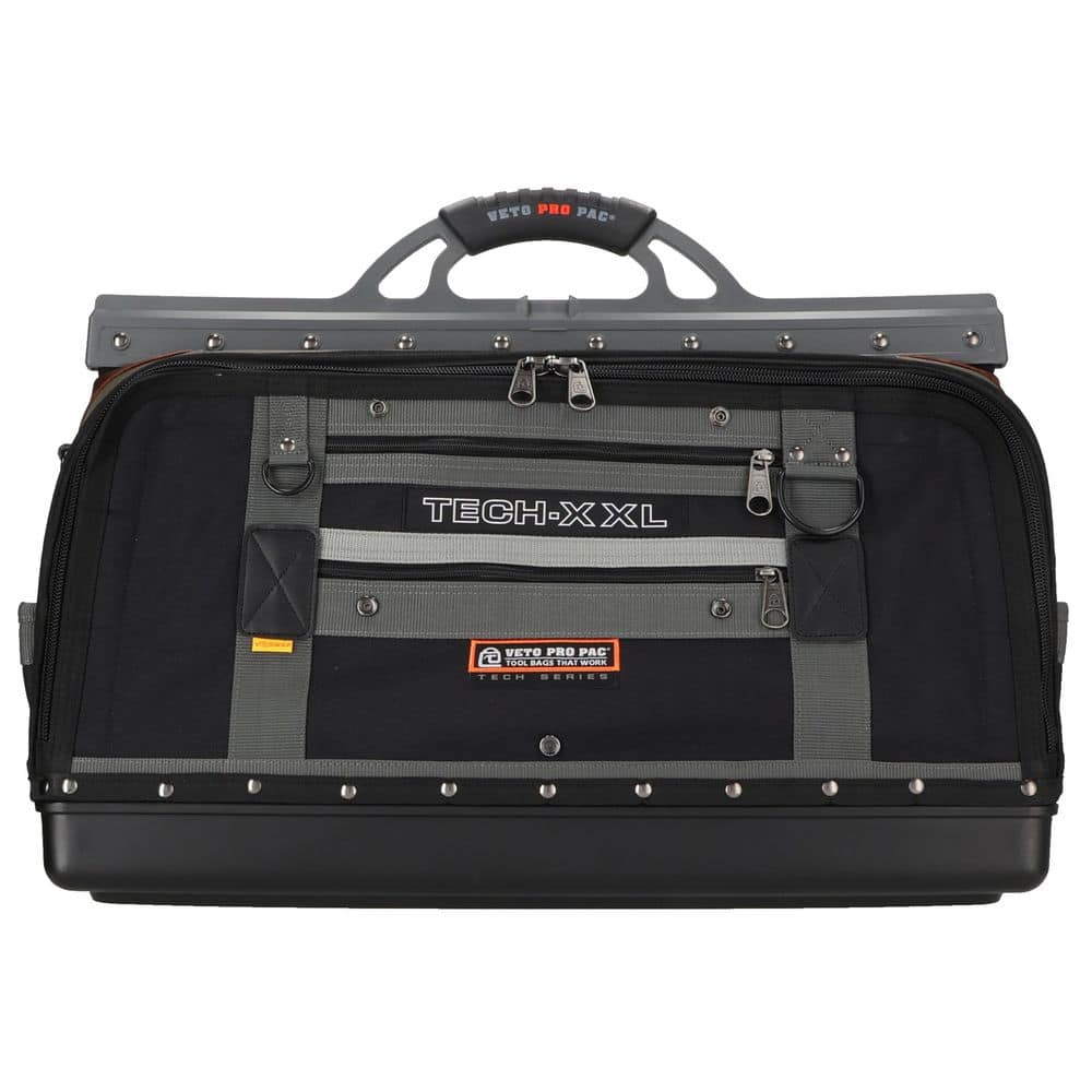 VETO PRO PAC 26 in. 43-Pocket Orig inal Nylon Bag/Tote Padded Handle ...