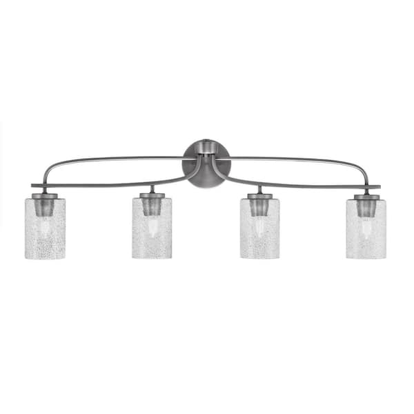 Olympia 36 in. 4-Light Graphite Vanity Light 3R914GP3002 - The Home Depot
