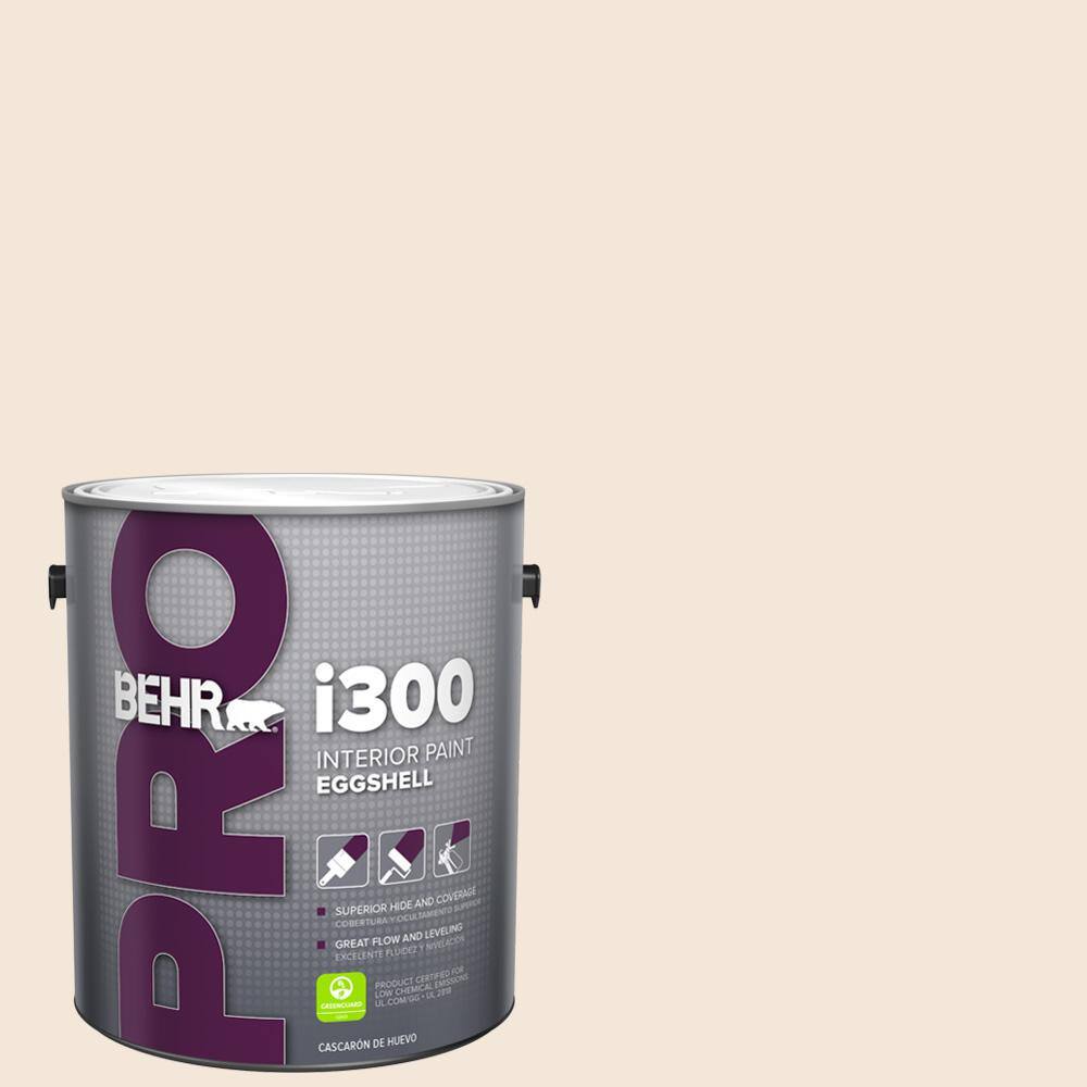 BEHR PRO 1 gal. #PPU3-04 Ballet White Eggshell Interior Paint PR33001 ...