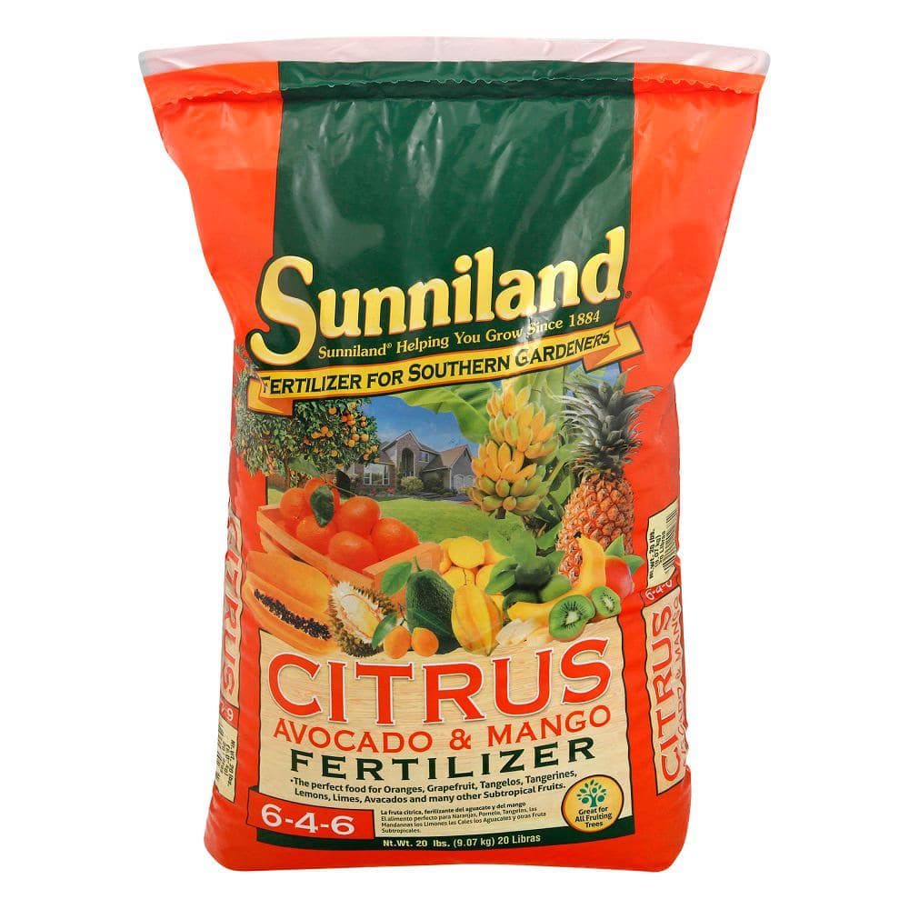 Sunniland 20 lbs. Citrus, Avocado and Mango Fertilizer 120238 - The ...