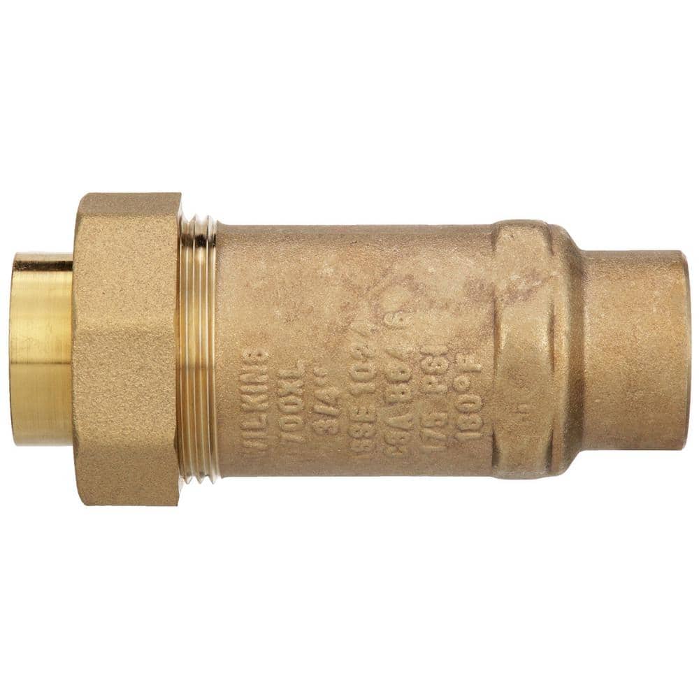Wilkins 3/4 in. Female Union Inlet x 3/4 in. Female Outlet 700XL Dual ...