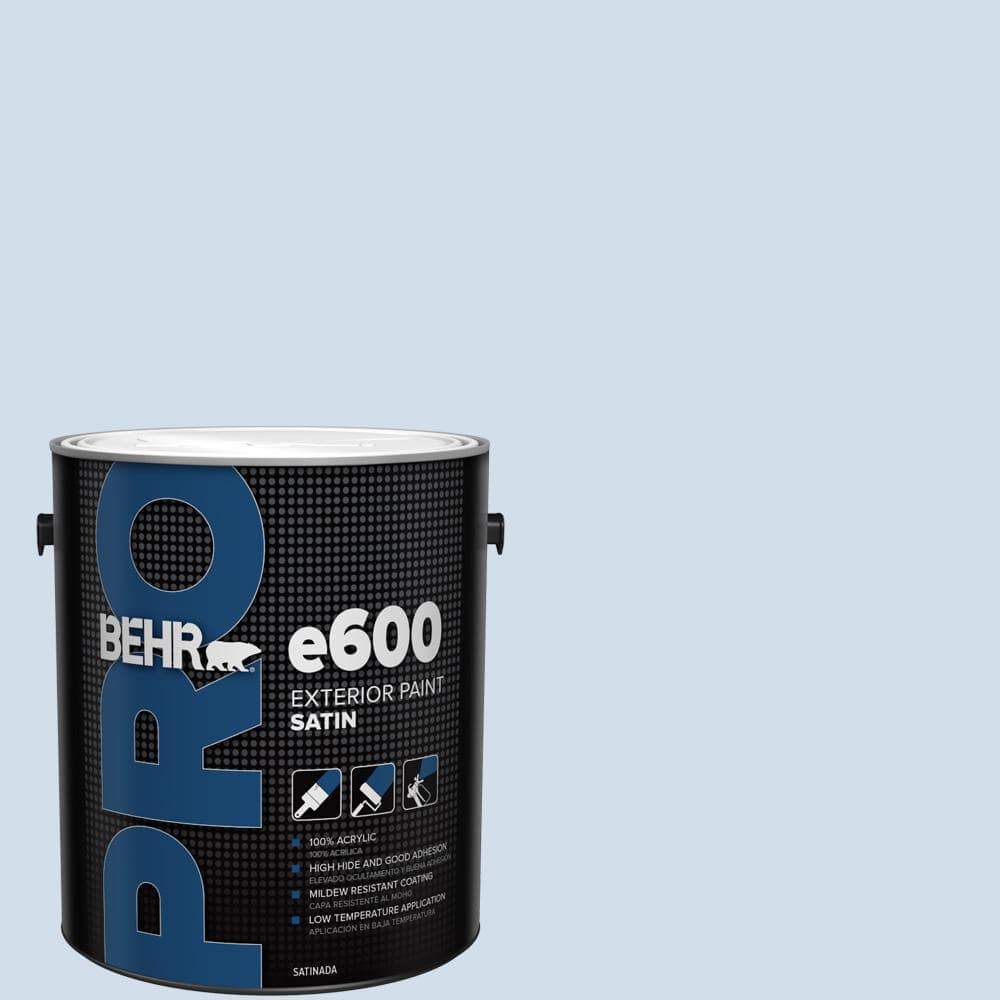 BEHR PRO 1 gal. #M530-1 Ice Drop Satin Exterior Paint PR64001 - The ...